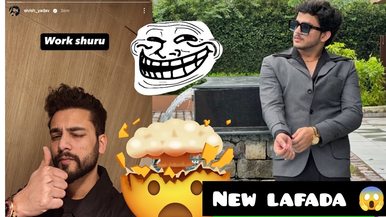 New lafada 😱 elvish Yadav vs Aman bisla 😱 @TOPNEWSBOY @ElvishYadavVlogs ...