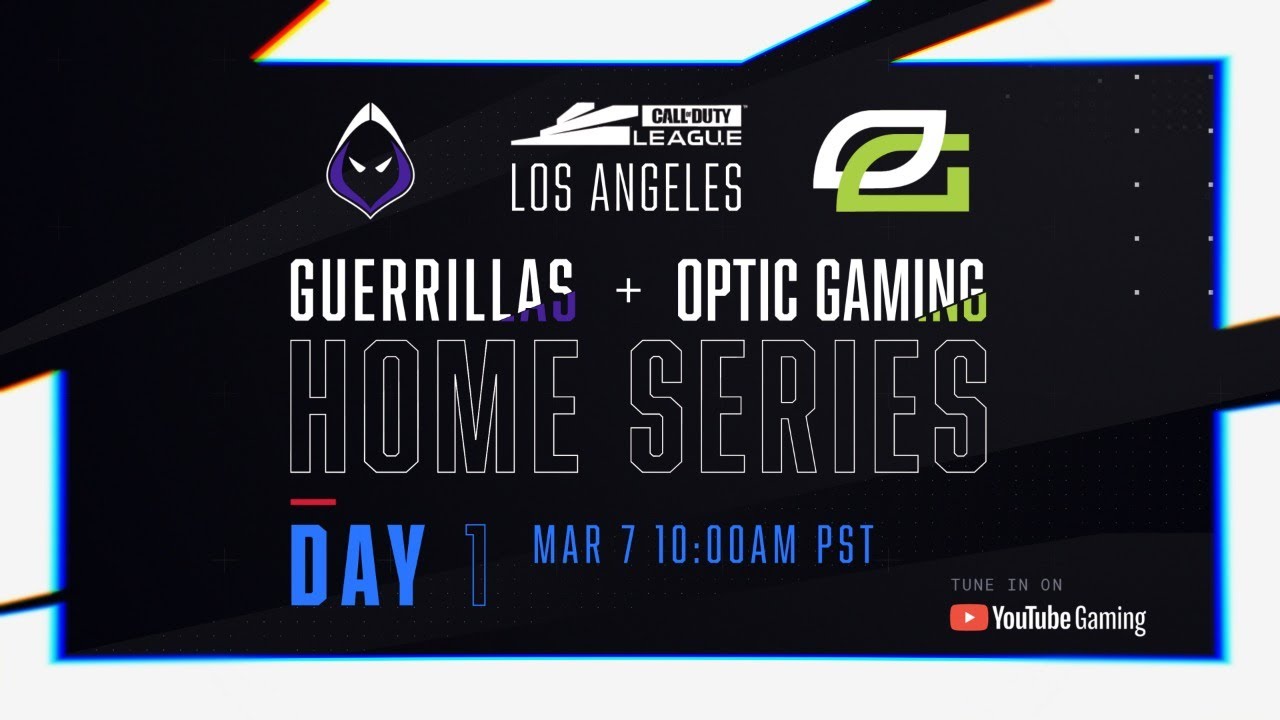 Call Of Duty League 2020 Season | Los Angeles Home Series | Day 1 - YouTube