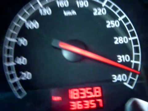 Lamborghini Gallardo Nera 0-340 km/h - TOP SPEED