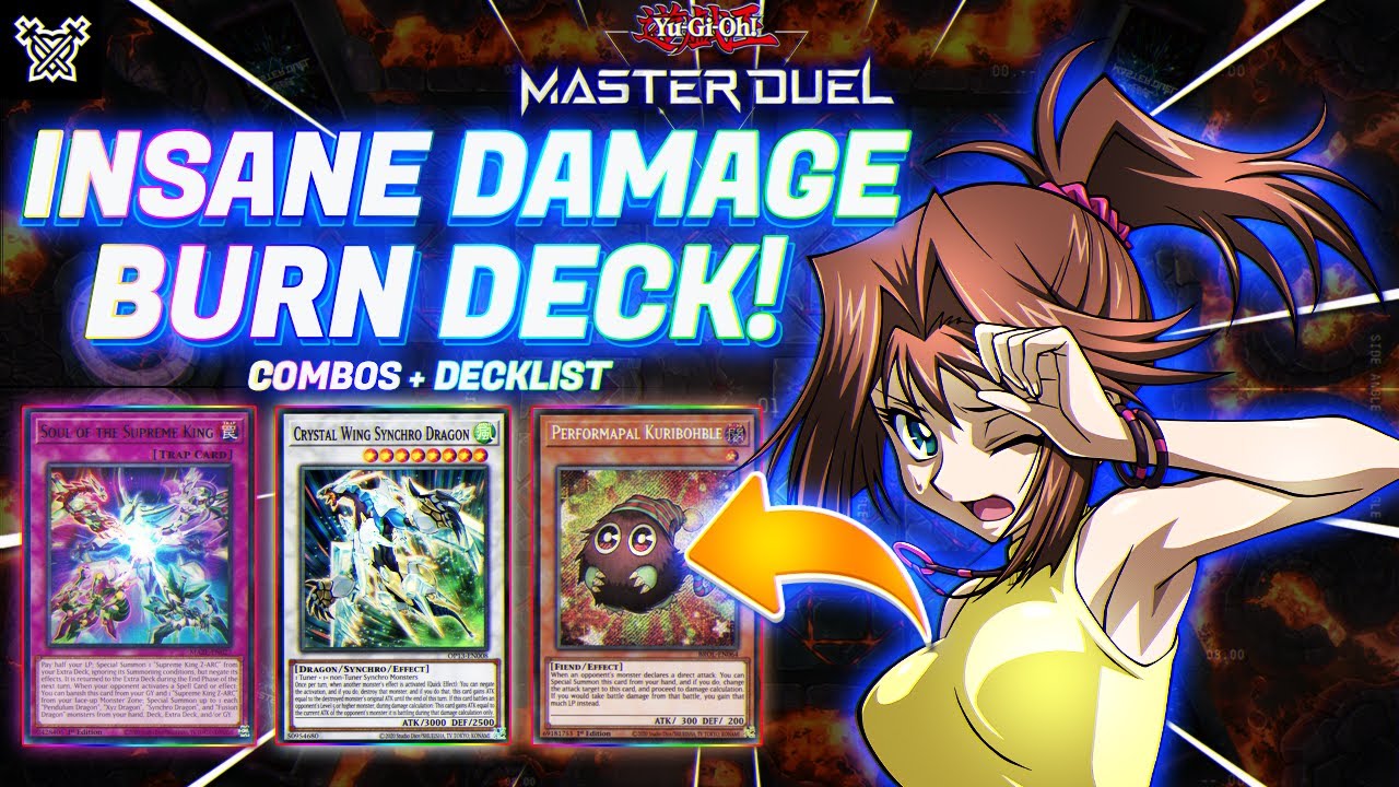 DEMON Level BURN DECK - OVER 10000 Damage?! | Yu-Gi-Oh! Master Duel ...