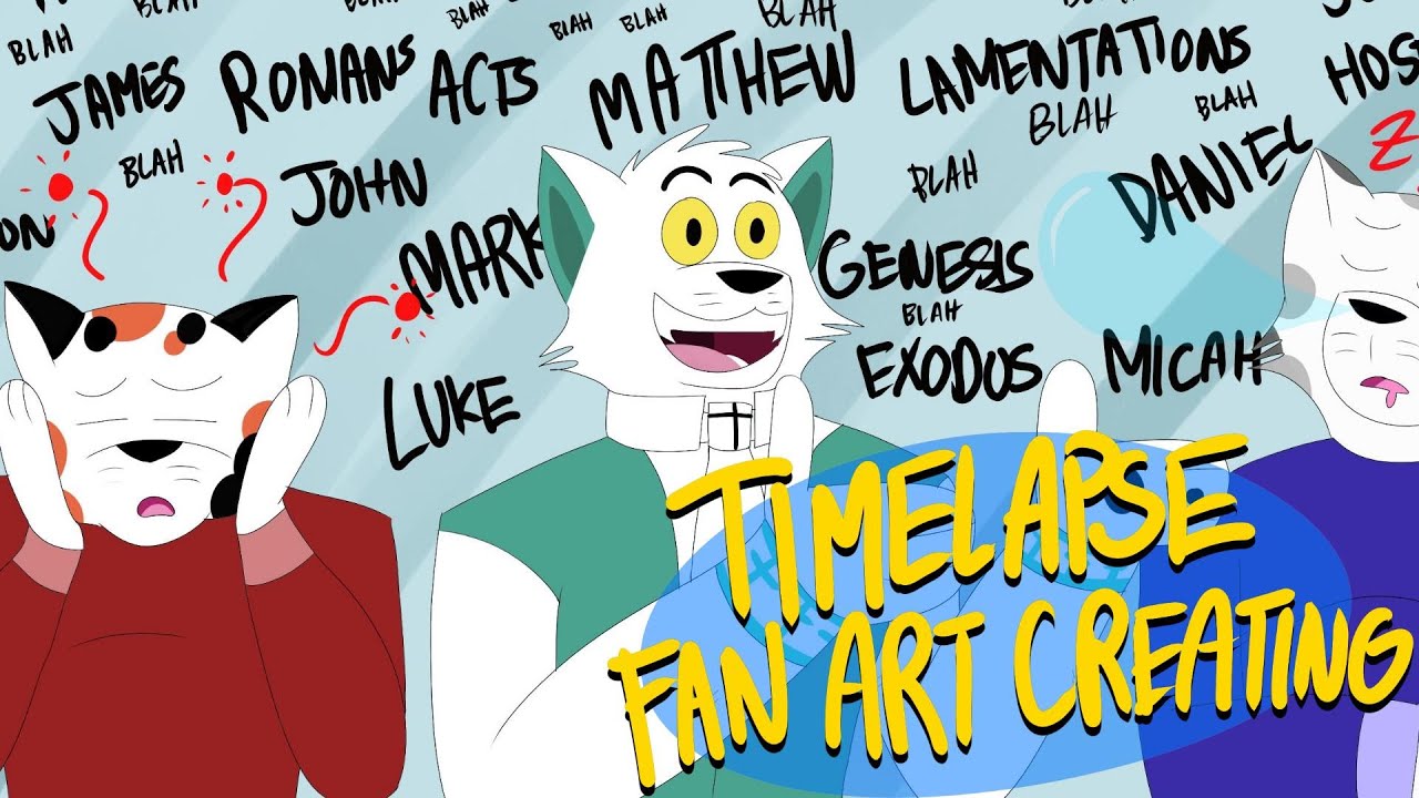 TIMELAPSE FAN ART CREATING | Leeson Geeks Out on Biblical Theology ...