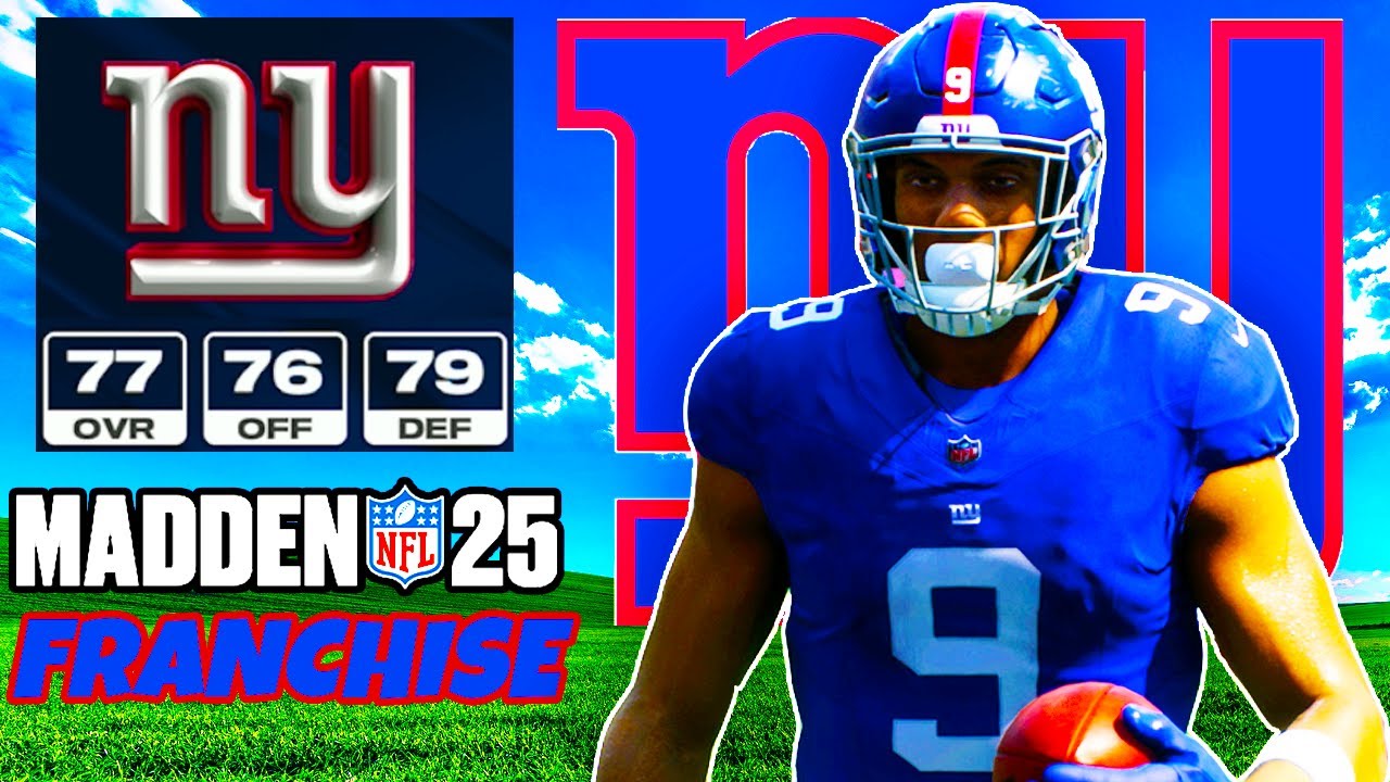 Taking on the BIGGEST REBUILD in MADDEN 25! | New York Giants Franchise ...