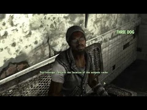 Meeting the THREE DOG [Fallout Begin Again Part 17] - YouTube