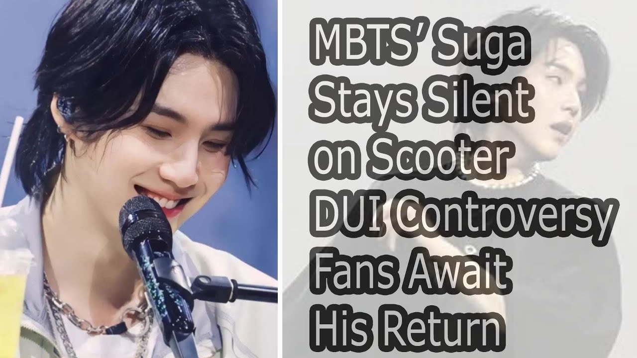 BTS’ Suga Stays Silent on Scooter DUI Controversy Fans Await His Return ...