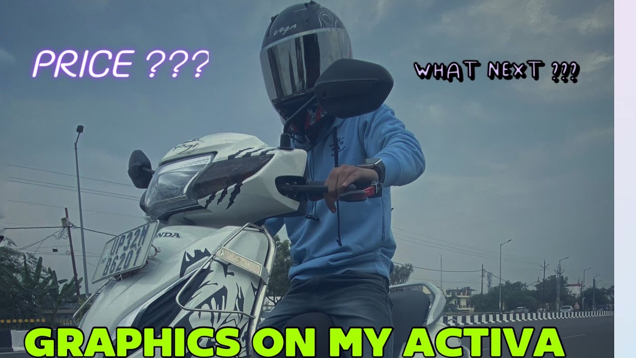 Activa 6g Graphics Wrap || Activa Graphics || Modifications in Activa ...