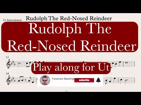 Rudolph The Red-Nosed Reindeer - Johnny Marks | Play along for Ut ...