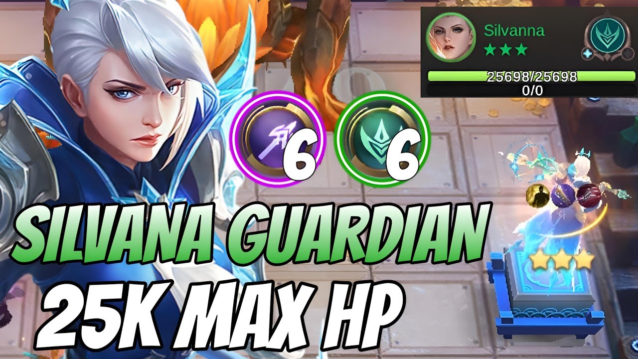 3 STAR SILVANA GUARDIANS WITH 25K MAX HP !! LANCER AND GUARDIANS | MLBB ...