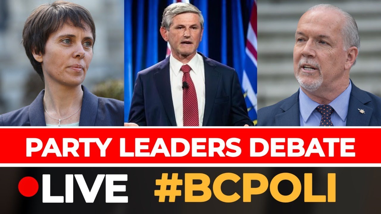BC Leaders debate || LIVE || BC Election 2020 news - YouTube