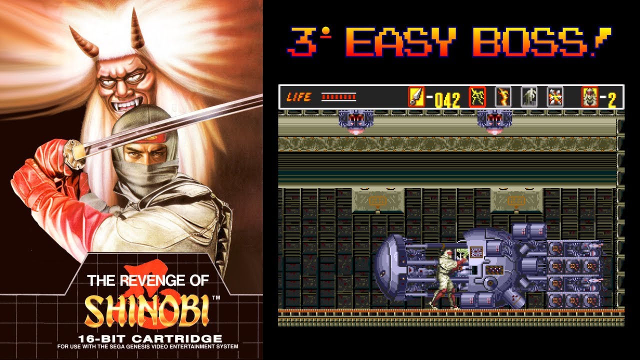 The Revenge of Shinobi / 3rd Easy Boss! (Mega Drive - Sega Genesis ...
