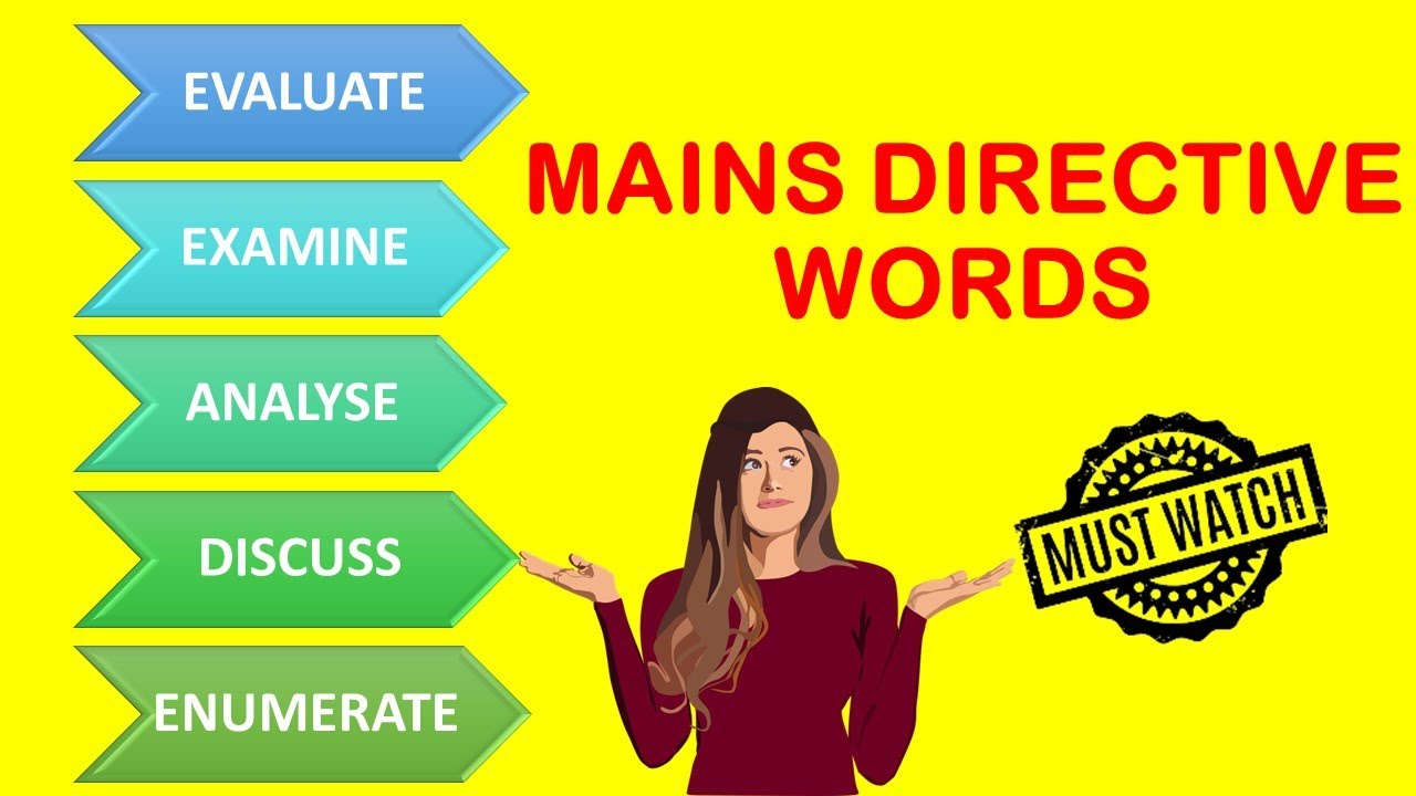 Directive words in question | Answer writing methods | Must watch UPSC ...
