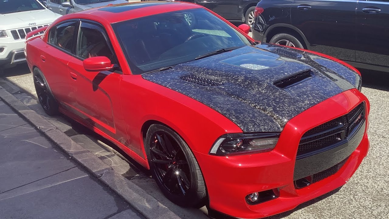 Spotted that red 2012 Dodge Charger SRT8 in Oak Lawn, IL again. Only ...