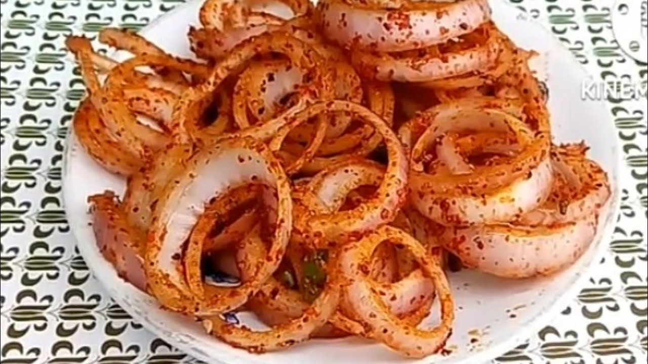 Dhaba style laccha pyaz recipe | masala pyaz | chatpata onion salad ...