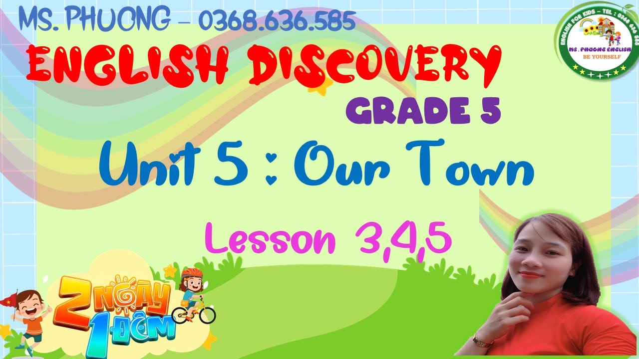 Unit 5 : Our town - Lesson 3+4+5 - YouTube