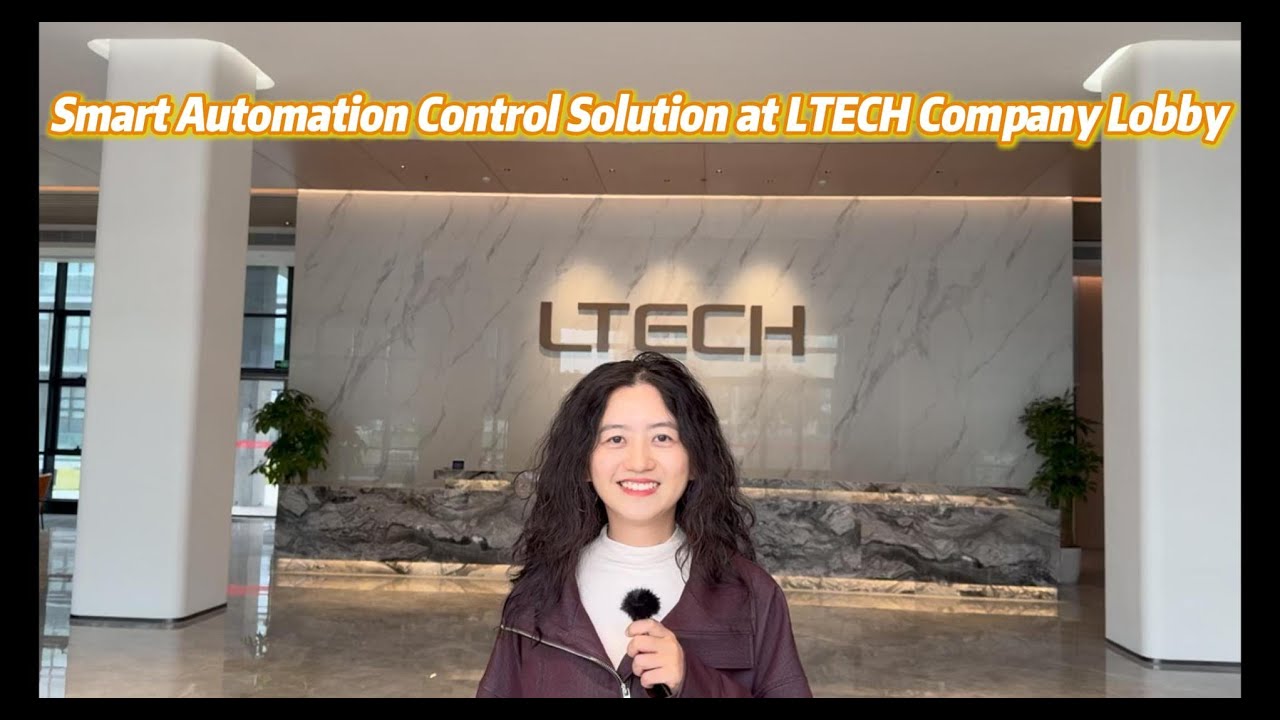 Smart Automation Control Solution at LTECH Company Lobby - YouTube