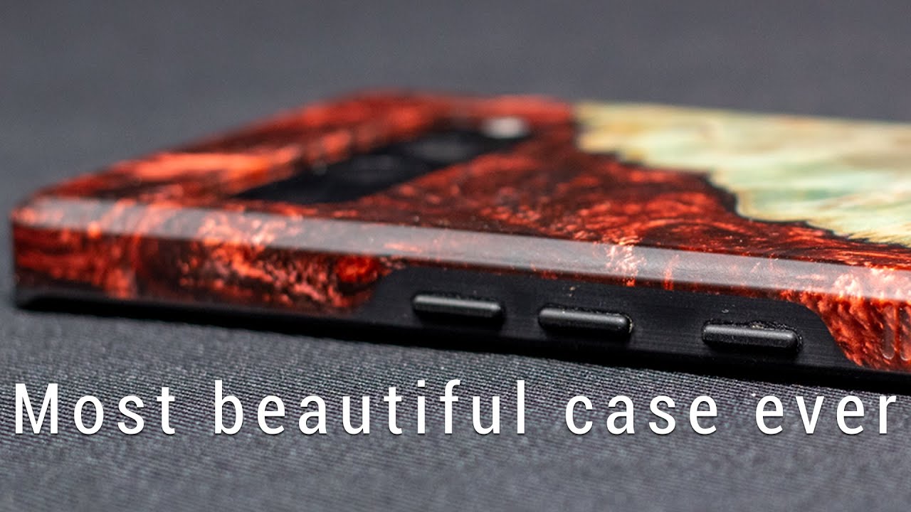 The Ultimate Pixel Accessory: Carved Wood & Epoxy Case Review - YouTube