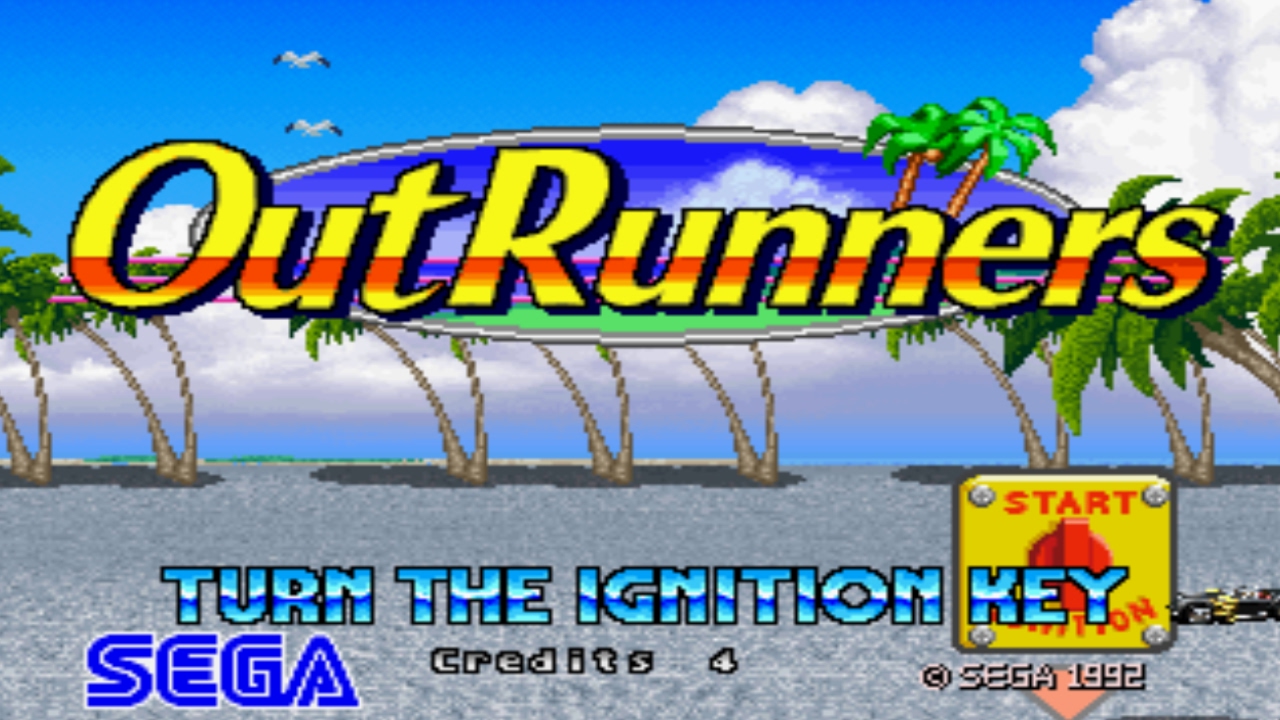 OutRunners Arcade - Racing as 2 Fat Guys in a Fiat 500! - YouTube