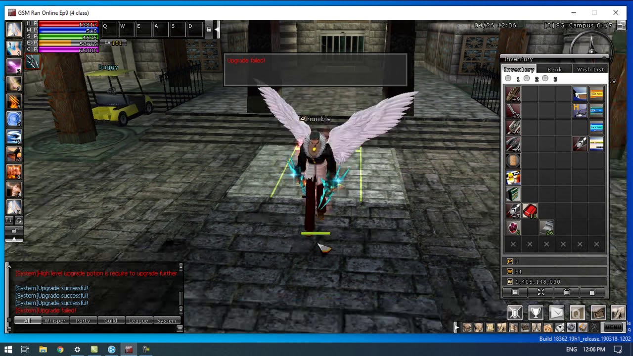 How to upgrade weapon +11 easy ran online - YouTube