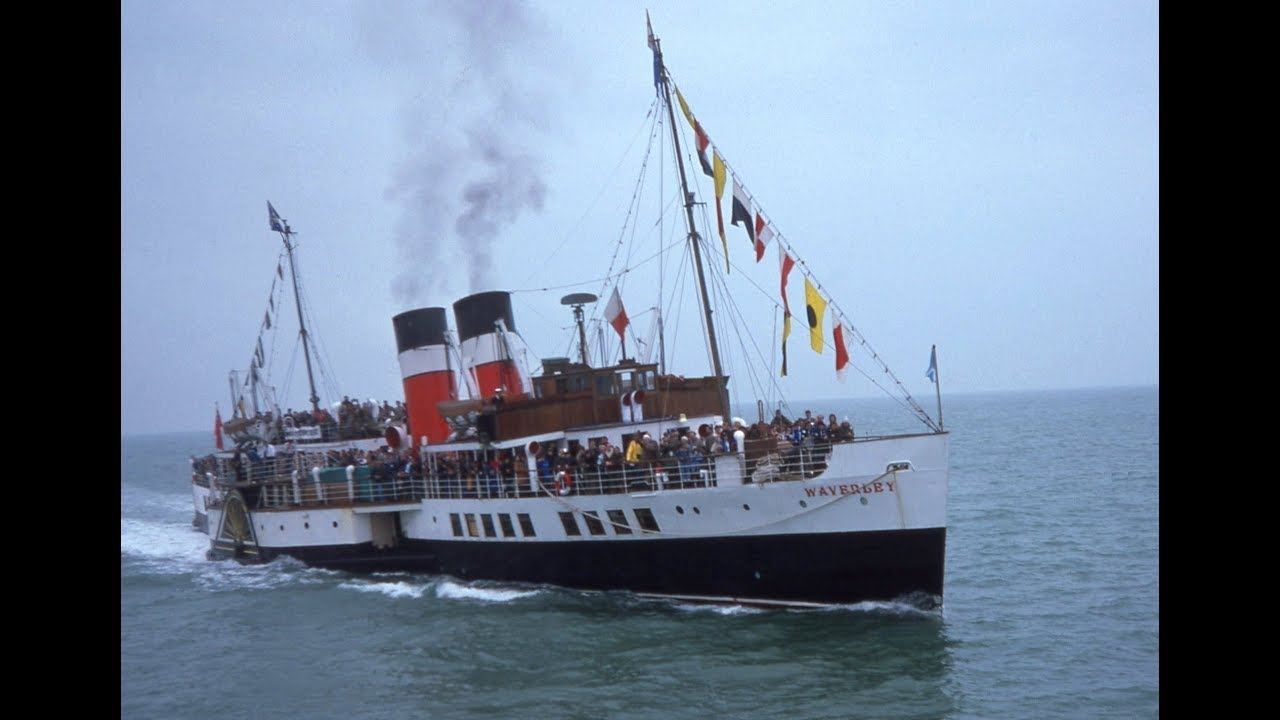 Paddle Steamer Waverley, first visit to the South Coast April 1978 ...