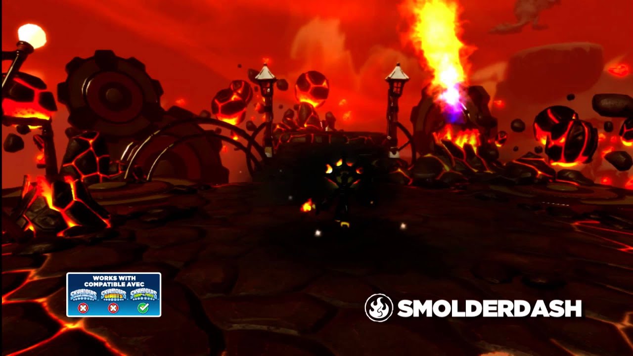Skylanders SWAP Force - Smolderdash Gameplay - YouTube
