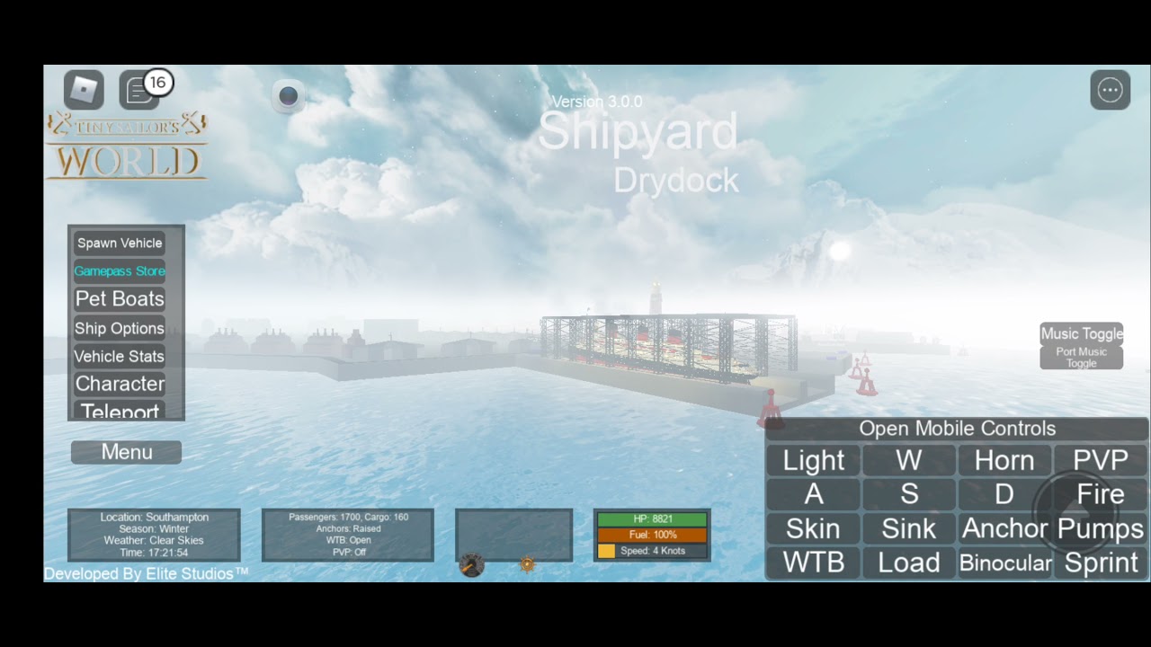 SS Ile de France 2 launching in TSW- ROBLOX - YouTube