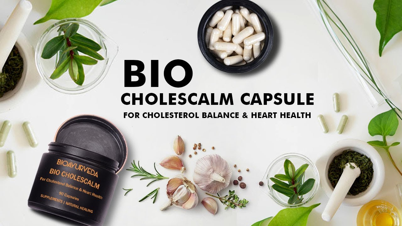BIO CHOLESCALM CAPSULE: For Cholesterol Balance & Heart Health - YouTube