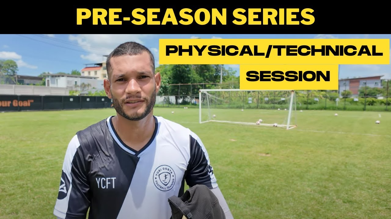 PRE-SEASON FOOTBALL TRAINING WITH 3 PRO PLAYERS - YouTube
