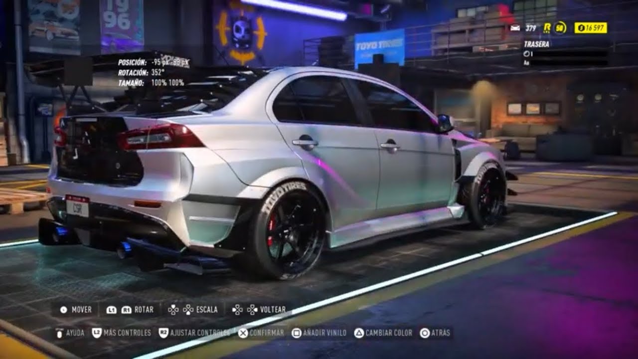 MITSUBISHI LANCER EVO X SWAP //NEED FOR SPEED HEAT - YouTube