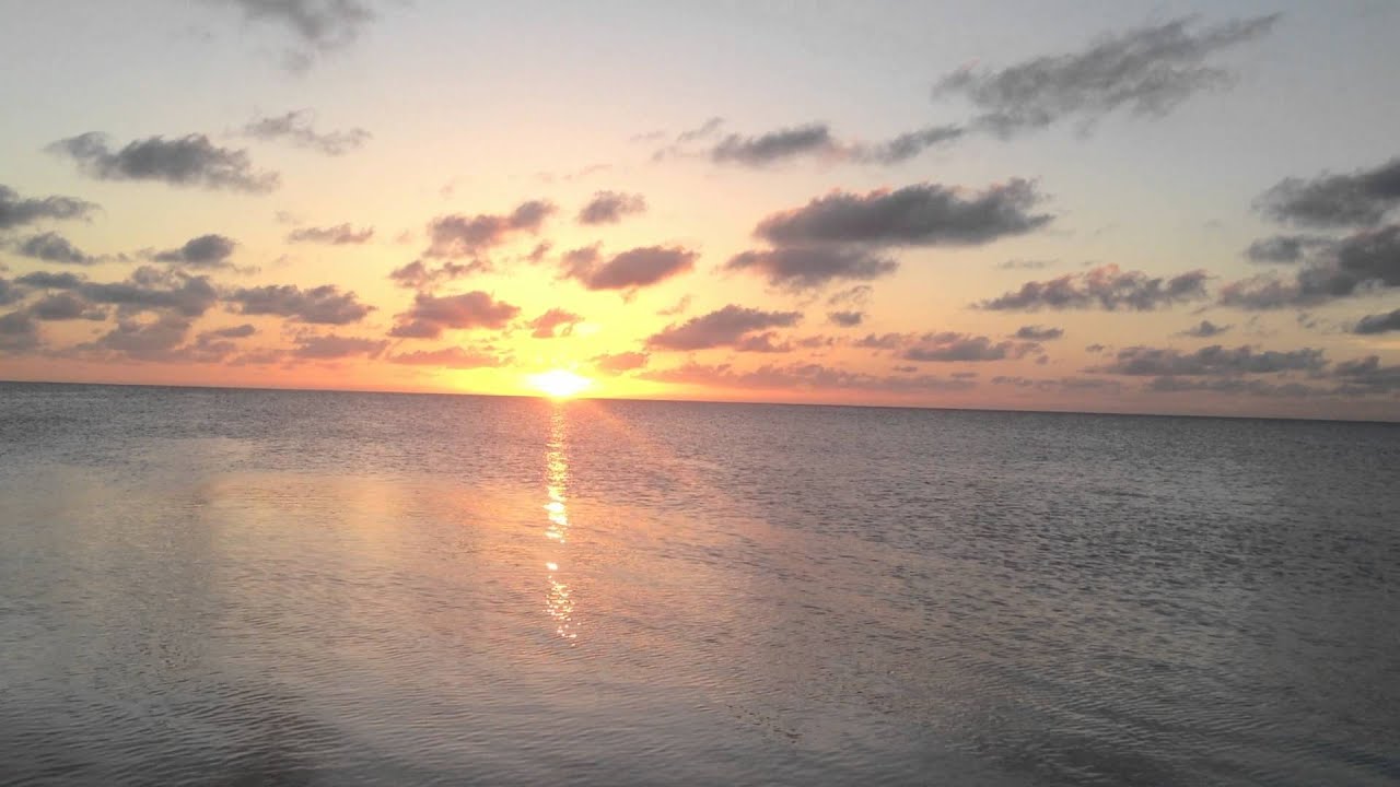 Long Caye Sunset - Lighthouse Reef Atoll - YouTube