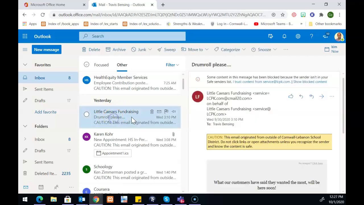 Student Access to School Email - YouTube