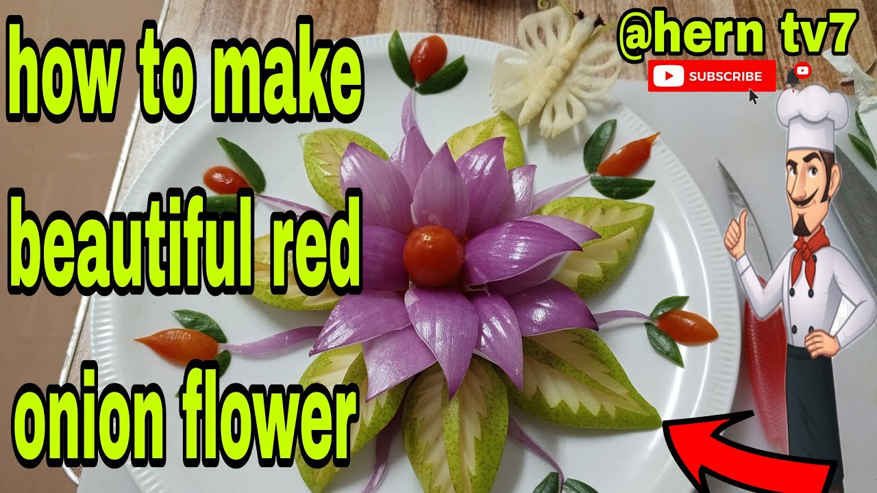 Red Onion Flower