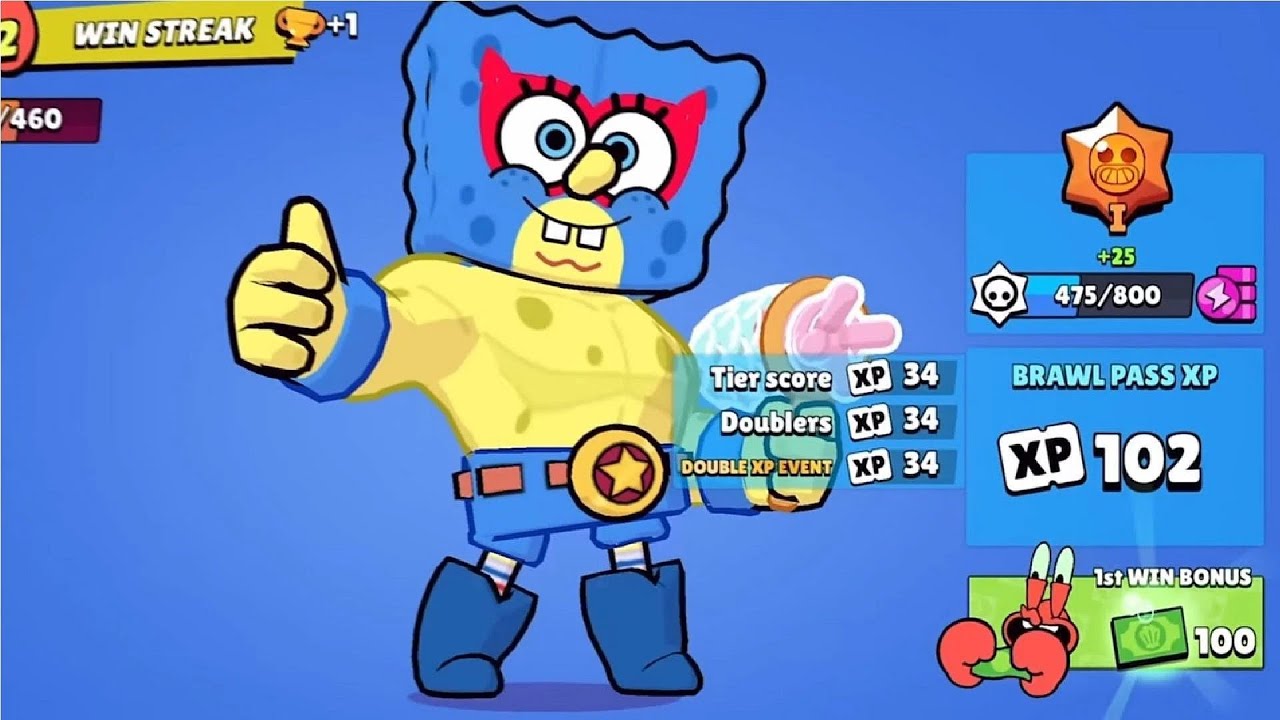 De spongebob skin is super cool!! (Brawl Stars) - YouTube