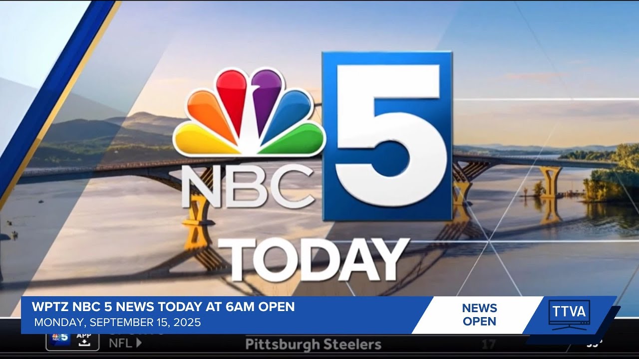 WPTZ NBC 5 News Today at 6am Open - 9/15/2025 - YouTube