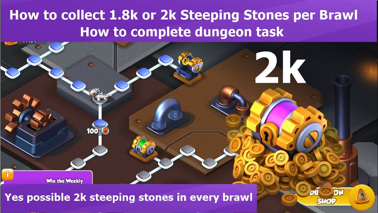 How to collect 1.8k or 2k Steeping Stones per Brawl | How to complete ...
