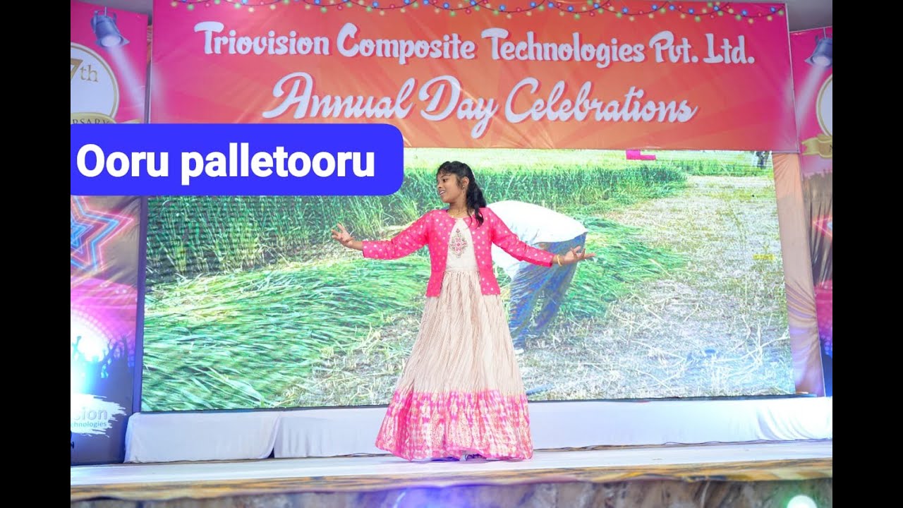 Ooru Palletooru l Dance Performance by Keerthana l Triovision's 7th ...