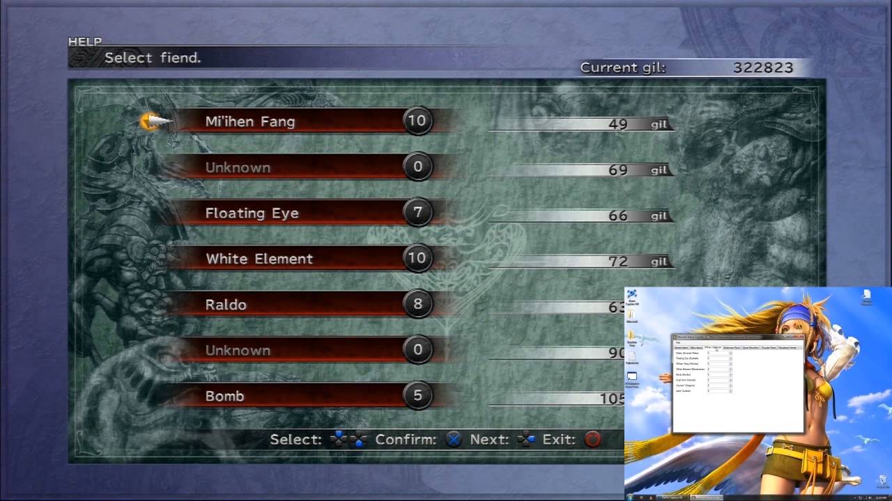 FFX: Monster Arena Counting Program - YouTube