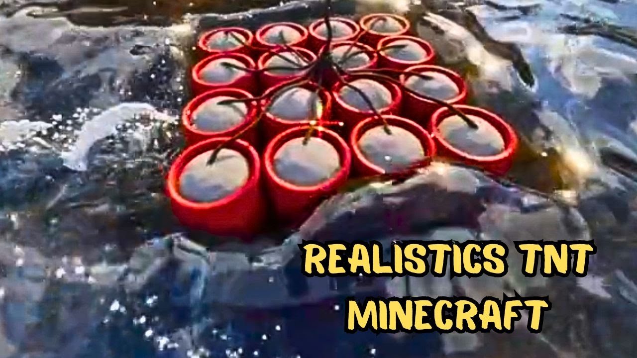 Ultra realistic water vs TNT in Minecraft RTX!!! #minecraft # ...