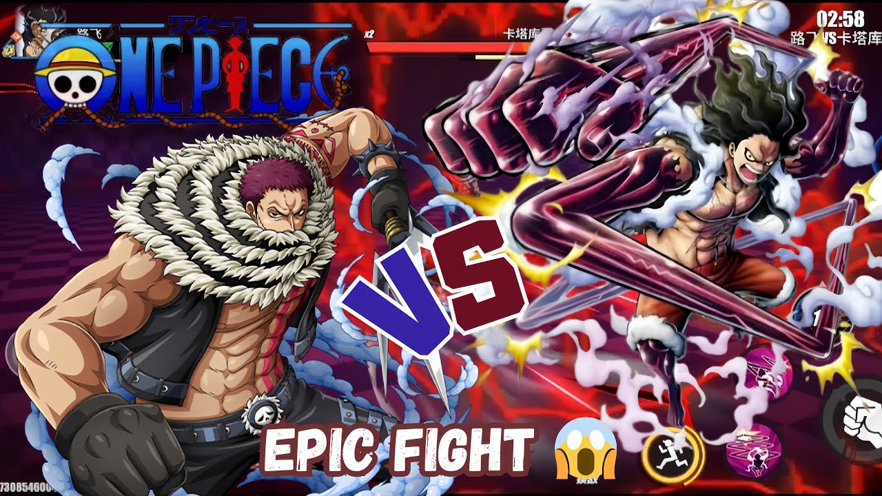 One Piece Fighting Path - Whole Cake Island | Final Fight Luffy VS ...