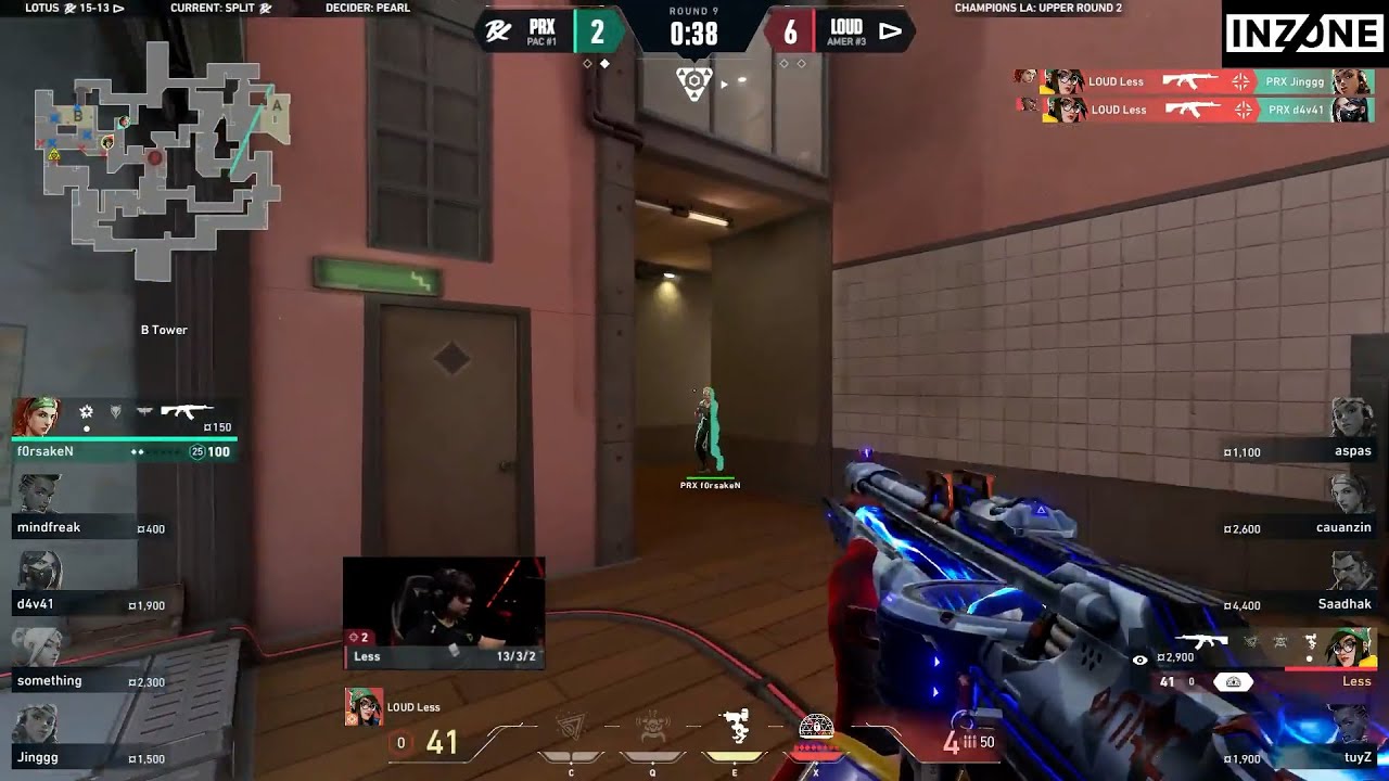 LOUD Less Massive 3K CLUTCH Against Paper Rex | VALORANT Champions 2023 ...