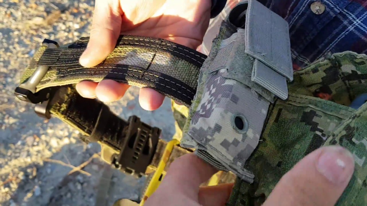 Ronin Tactics Senshi belt y TMC Gunfighter Tactical Belt - YouTube