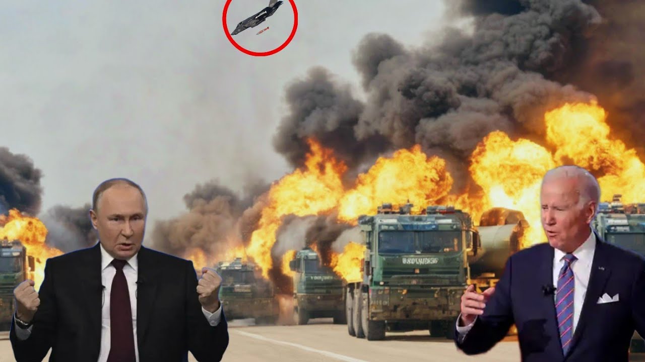11,000 tonnes of Russian fuel detonated by French F-22 Raptor fighter ...