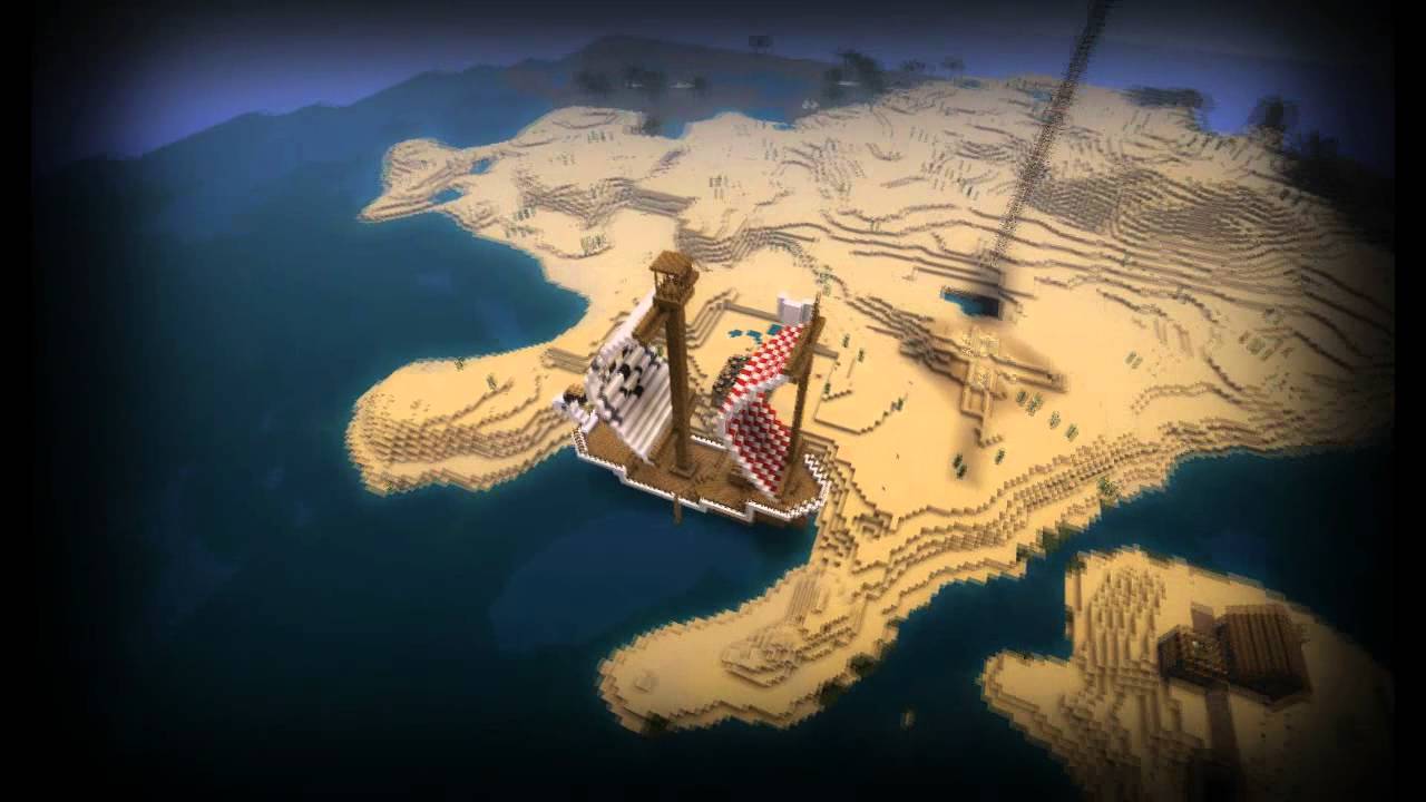 One Piece - Minecraft - Flying Lamb - HD - YouTube