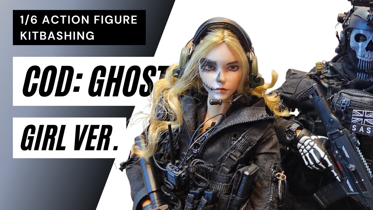 Kitbashing โมเดลชุดผ้า Ghost จาก Call of duty series เวอร์ชั่นสาวน้อย ...