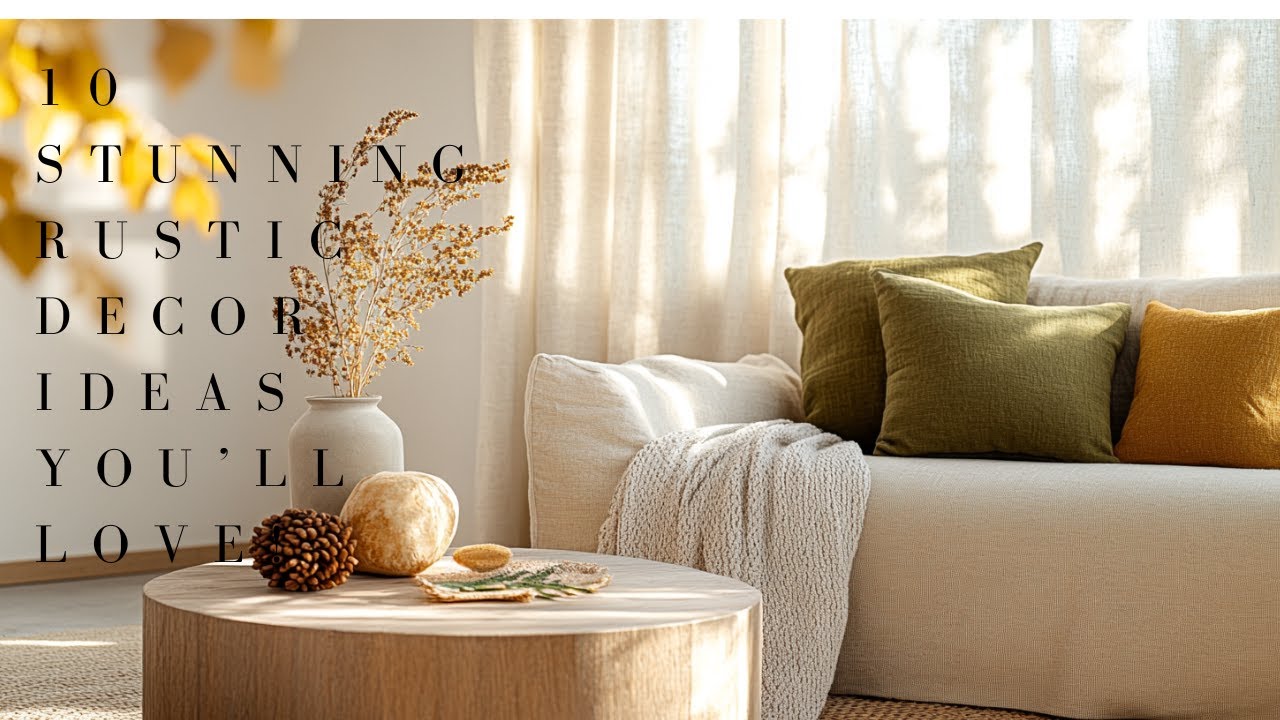 10 Stunning Rustic Decor Ideas You’ll Love! - YouTube