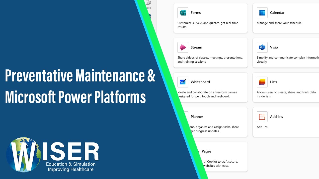 Preventative Maintenance & Microsoft Power Platforms - YouTube