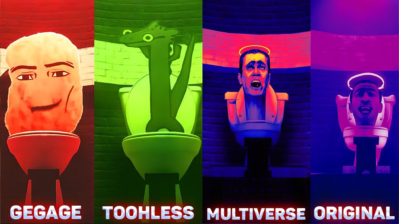 SKIBIDI TOIET MEGA BATTLE - Gegagedigedagedago, Toohless, Multiverse ...