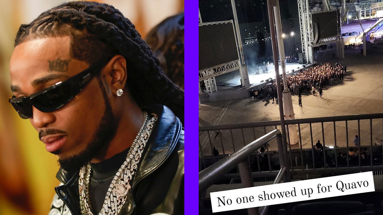 Quavo Performs In Front Of Small Crowd, Fans Speculate Chris Brown ...
