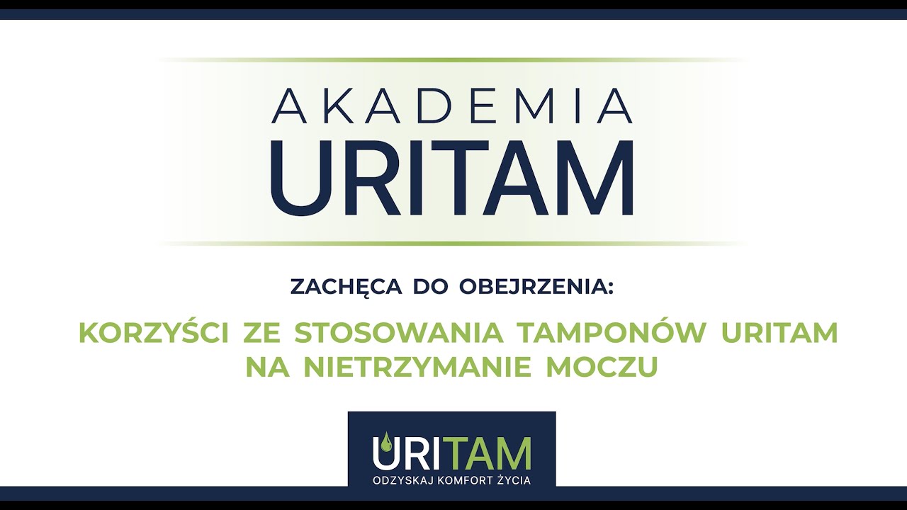 Korzyści ze stosowania tamponów URITAM na nietrzymanie moczu - YouTube