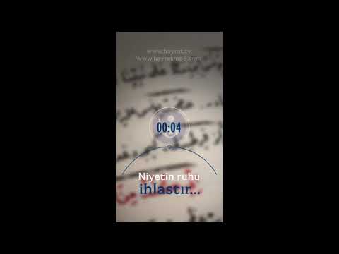 Niyet ruhtur... [MOBİL VİDEO]