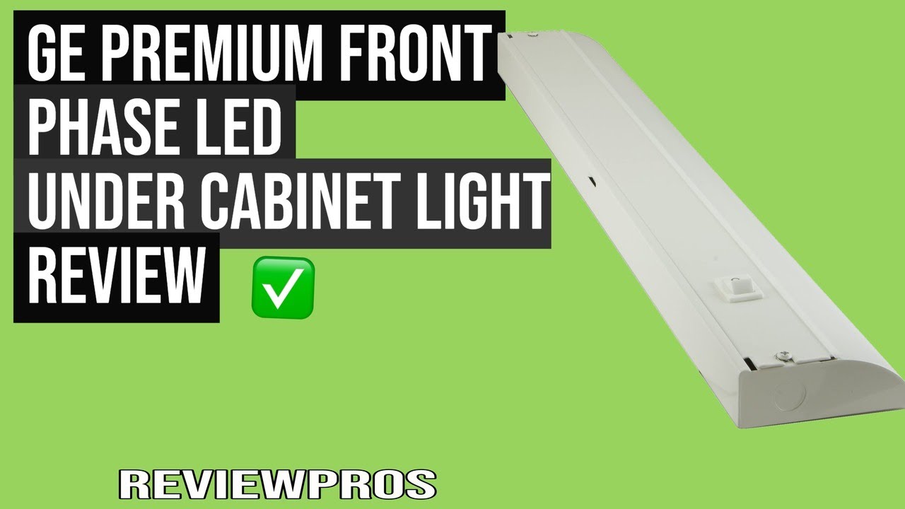 GE 36 Inch Premium Front Phase LED Under Cabinet Light Fixture Review ...