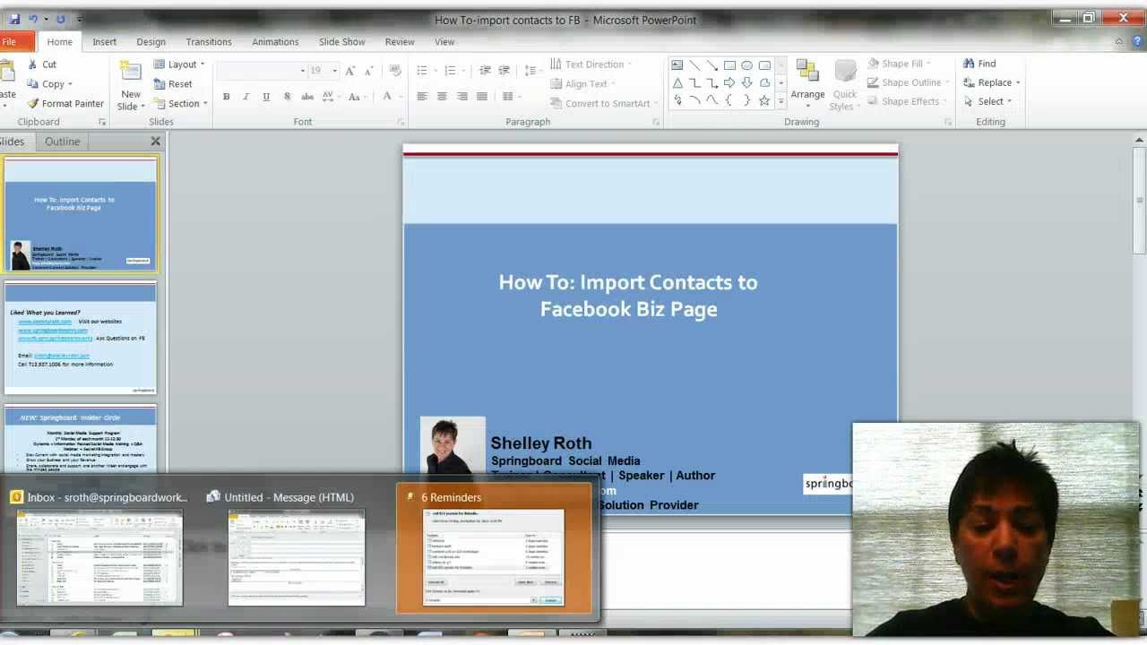 How To: Import Contacts to Facebook - YouTube